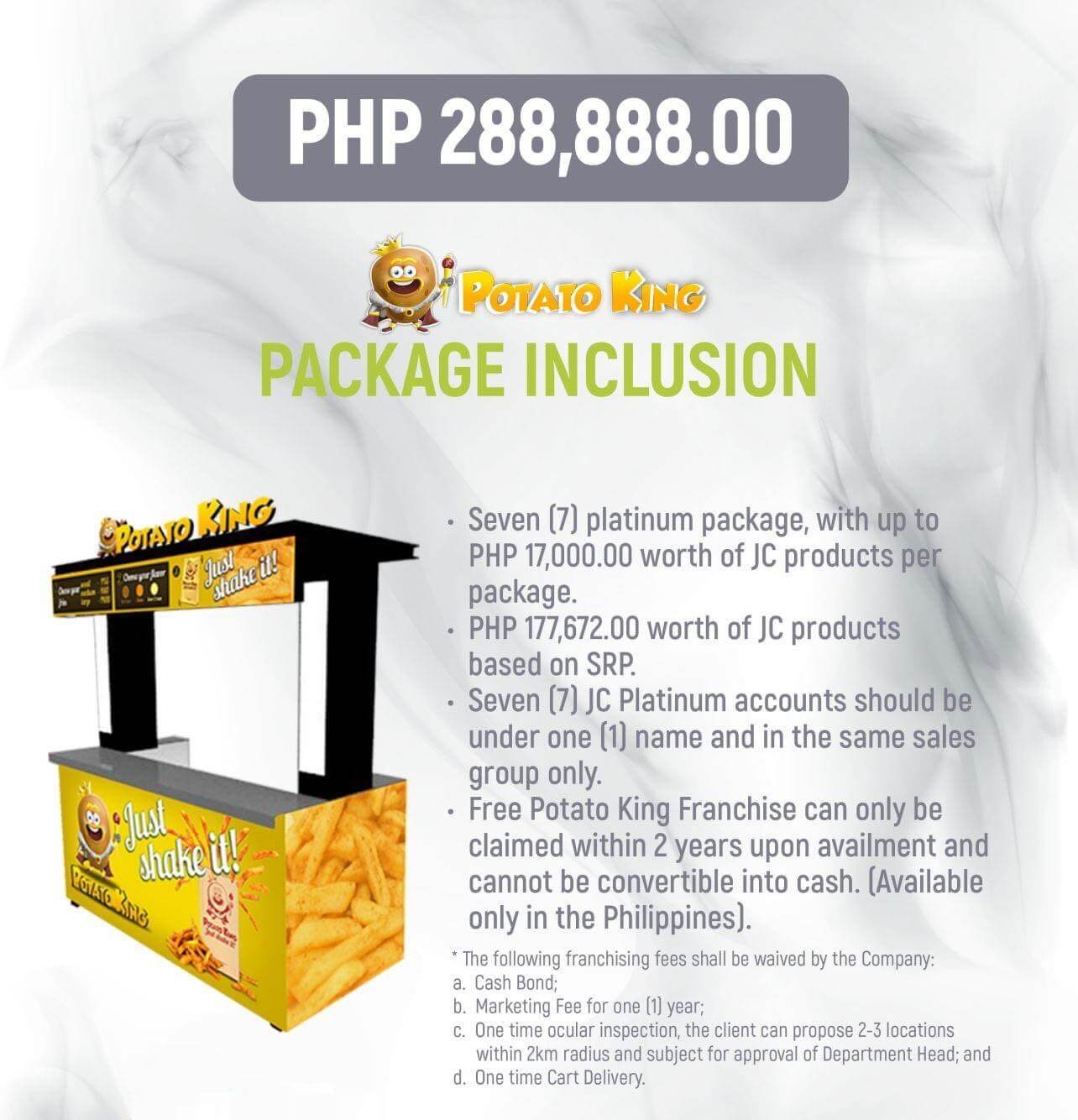 Potato King Food Cart | Siomai King Franchising