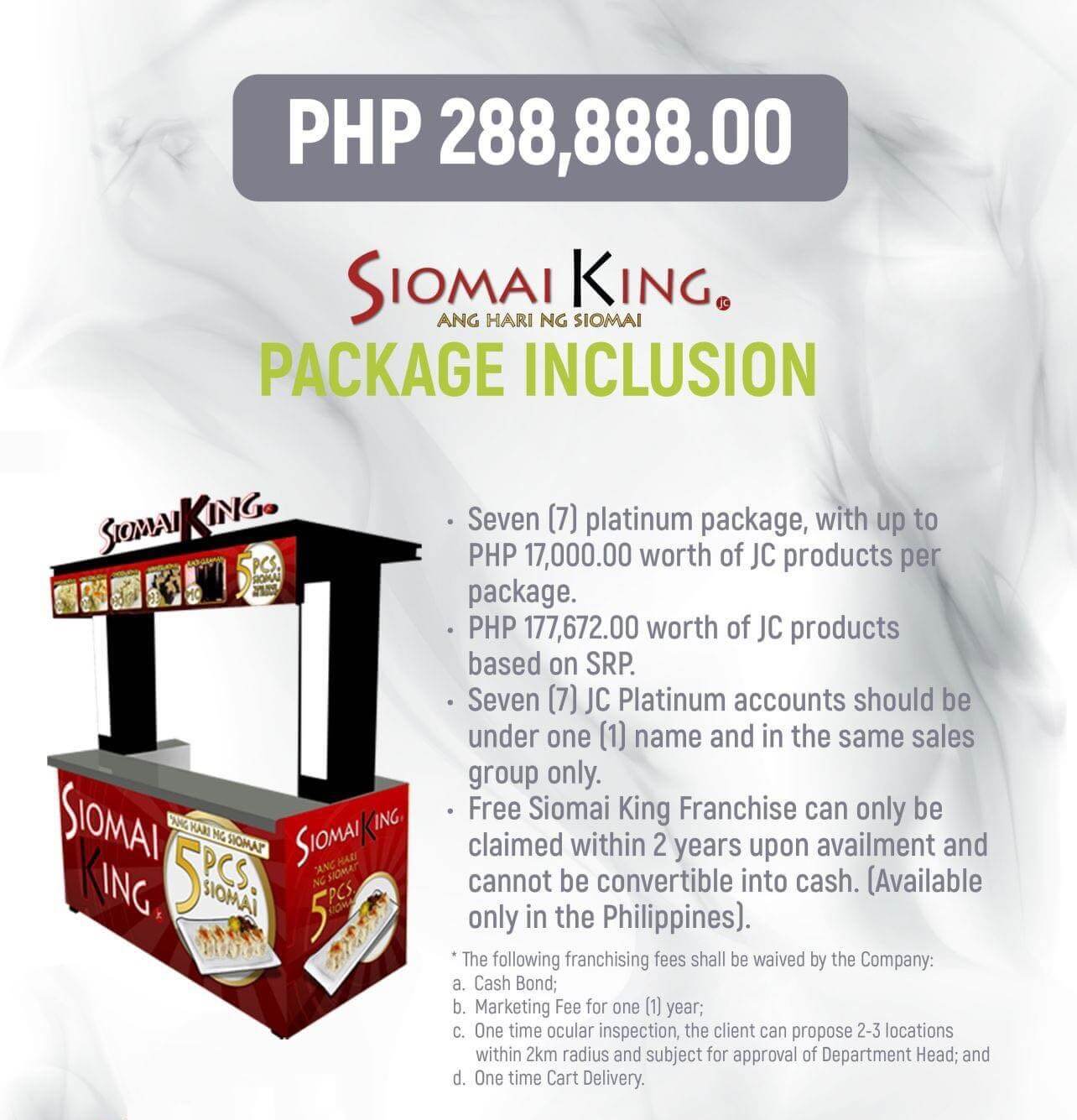Siomai King Food Cart | Siomai King Franchising